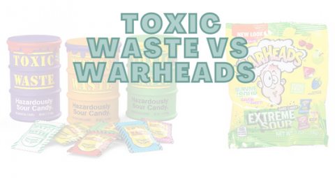 Toxic Waste vs Warheads • Which One Is Sourer?! • Candy Lovers Emporium